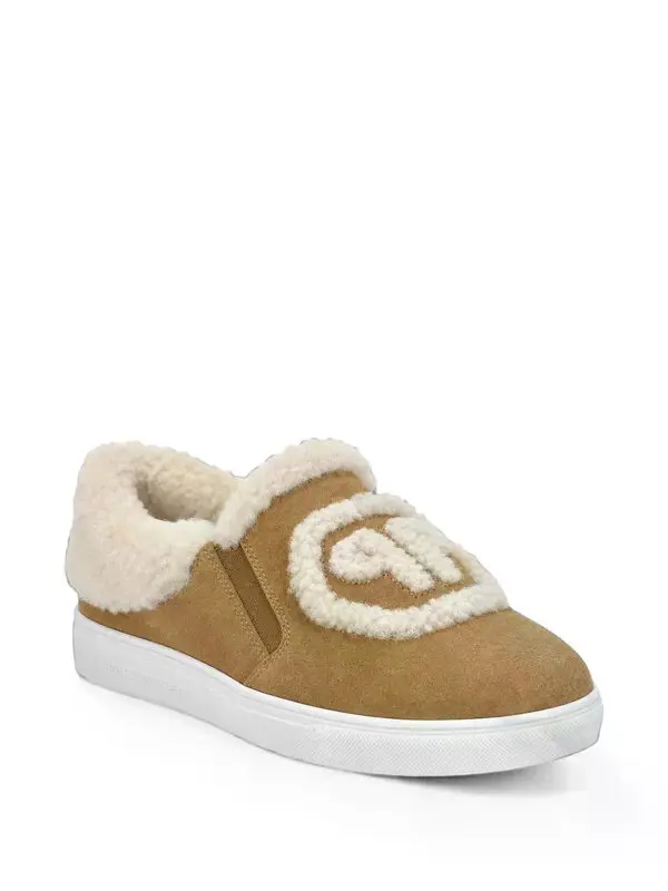 Philipp Plein Shearling-trim Hexagon Sneakers