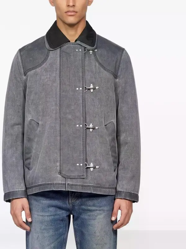 FAY 4 Ganci Hook-fastening Panelled Jacket