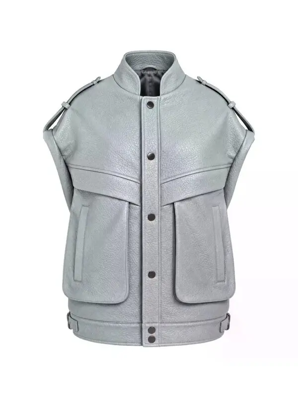 WEILI ZHENG Detachable-sleeve Bomber Jacket