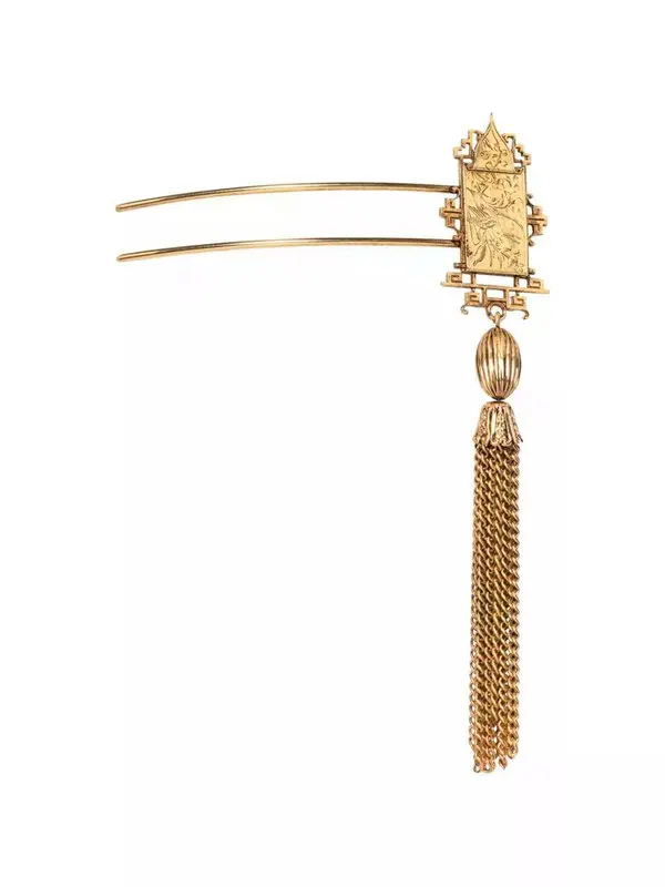 JENNIFER BEHR Eldoria Tassel-detail Hair Pin - Gold