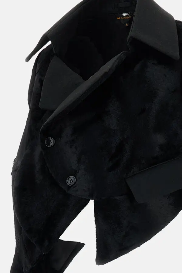 Comme Des Garçons Giacca Sculpture Corta Asimmetrica