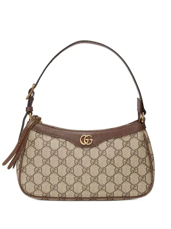 Gucci Ophidia Small Shoulder Bag - Beige