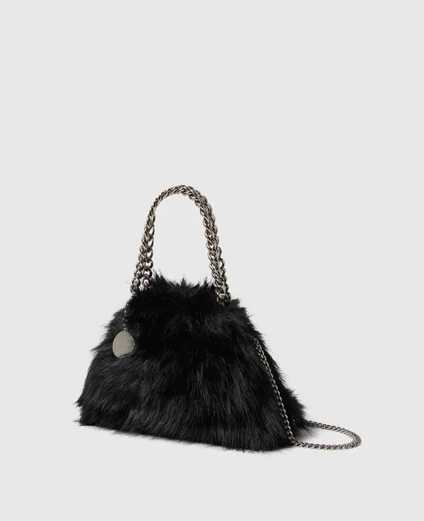 Stella McCartney Falabella Plush Mini Drawstring Bag