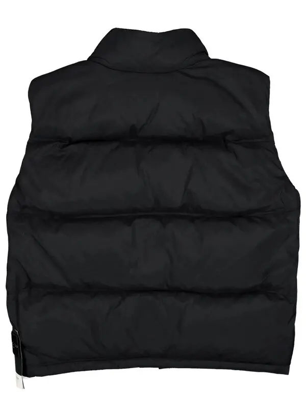 Stone Island Lightweight Down Vest With Pockets And Zip