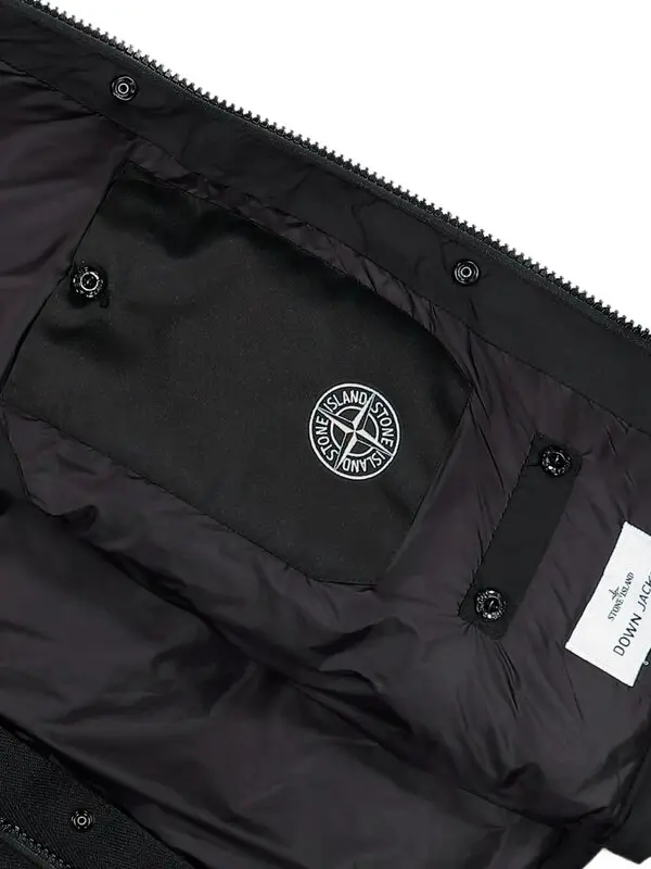 Stone Island Lightweight Down Vest With Pockets And Zip