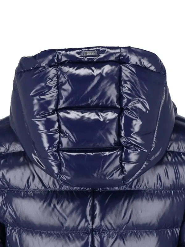 Herno Polar-tech Puffer Jacket With Hood And Zip