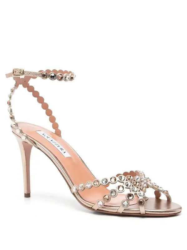 AQUAZZURA Tequila 85 Sandals With Stones