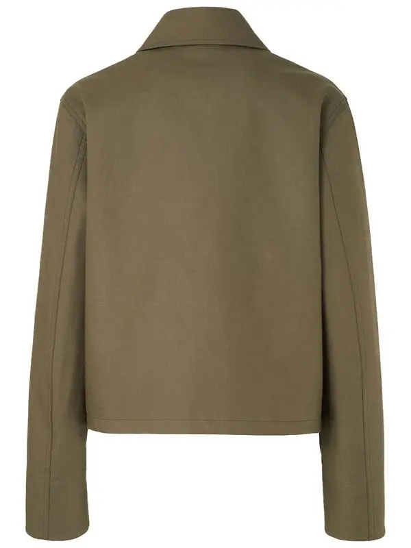 Fendi Mackintosh Fabric Blouson