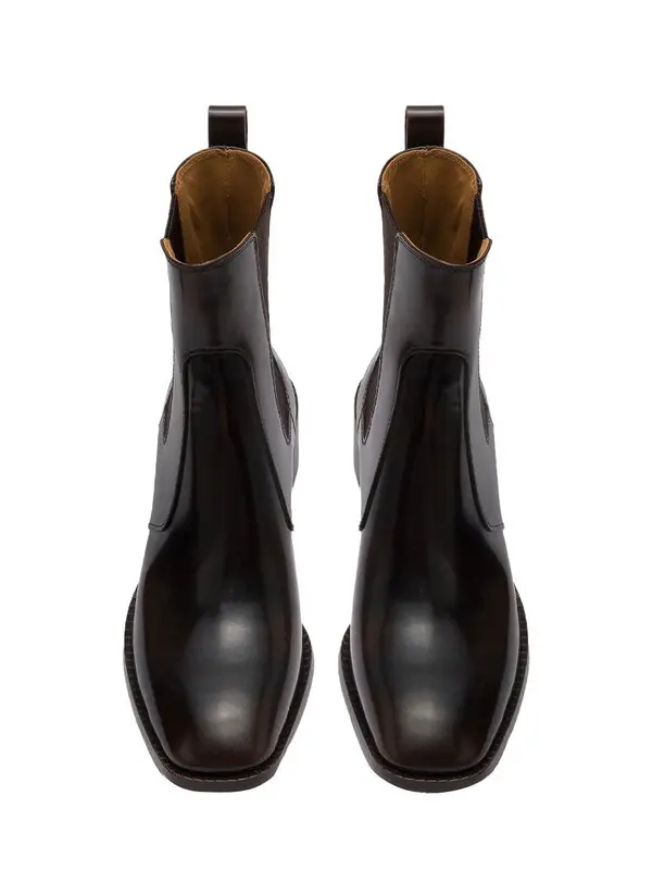 Church's Susan Chelsea Boots In Shiny Fumé Leather