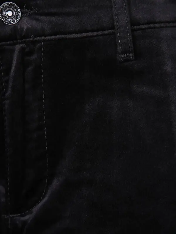 7 For All Mankind High-rise Velvet Flared Jeans
