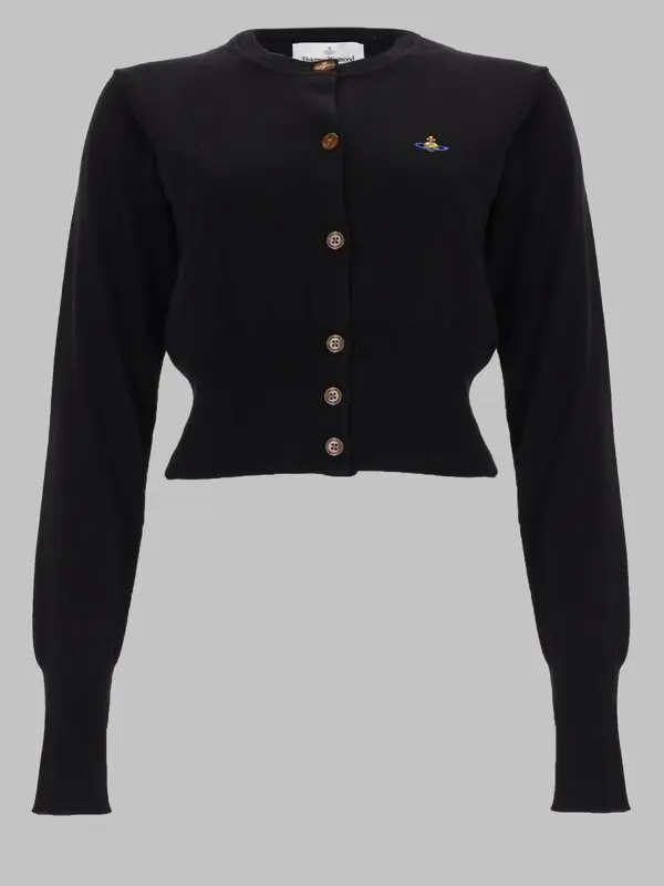 VIVIENNE WESTWOOD Cardigan Bea Cropped - Black