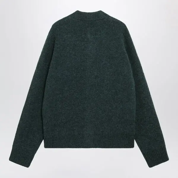 AMI Paris Bottle De Coeur Cardigan In Wool Blend