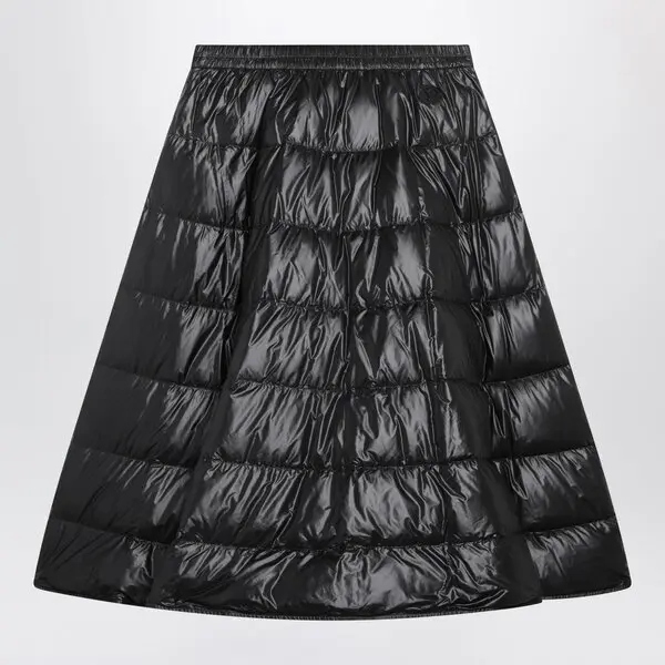Moncler Quilted Padded Midi Skirt