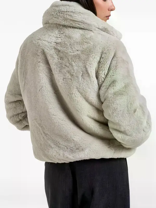 SAVE THE DUCK Reversible Faux-fur Jacket