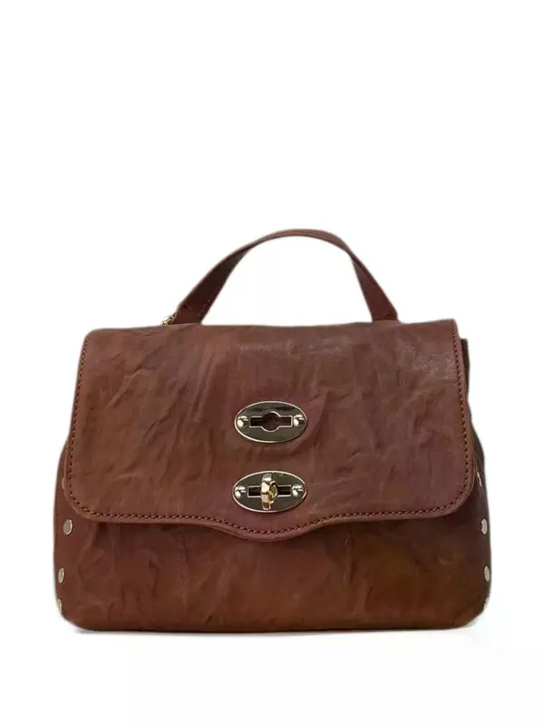 ZANELLATO Postina Baby Crinkled Leather Shoulder Bag