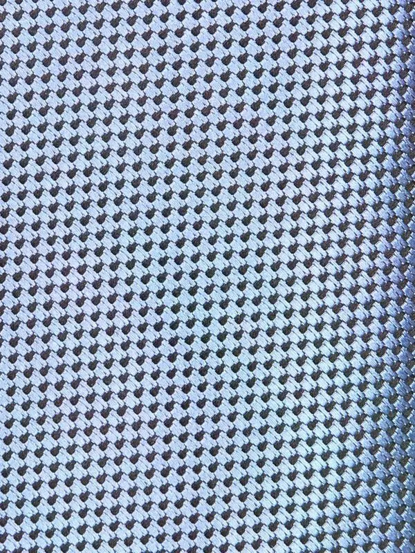 TOM FORD Micro-pattern Silk Tie - Blue