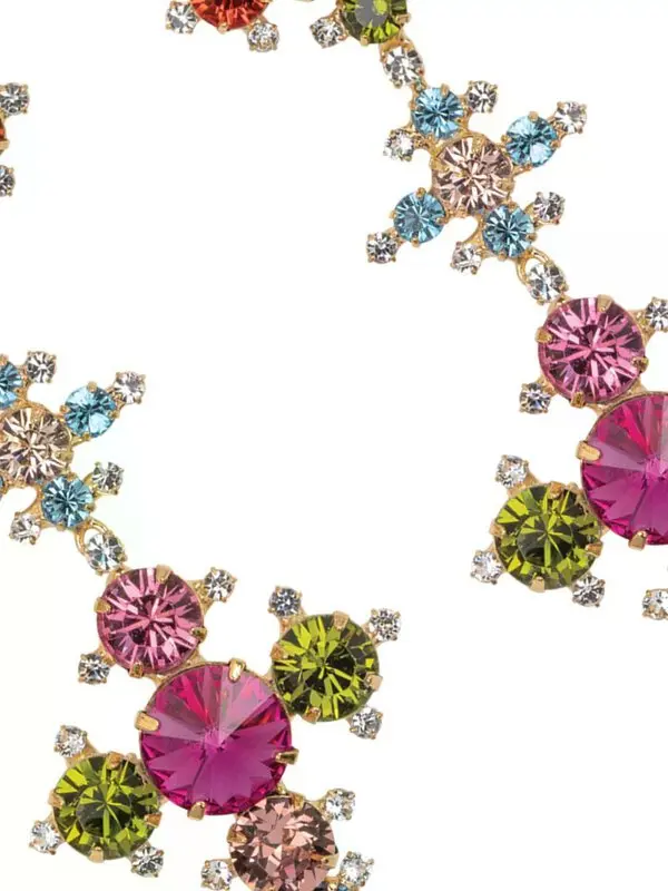 JENNIFER BEHR Florencia Crystal-embellished Drop Earrings
