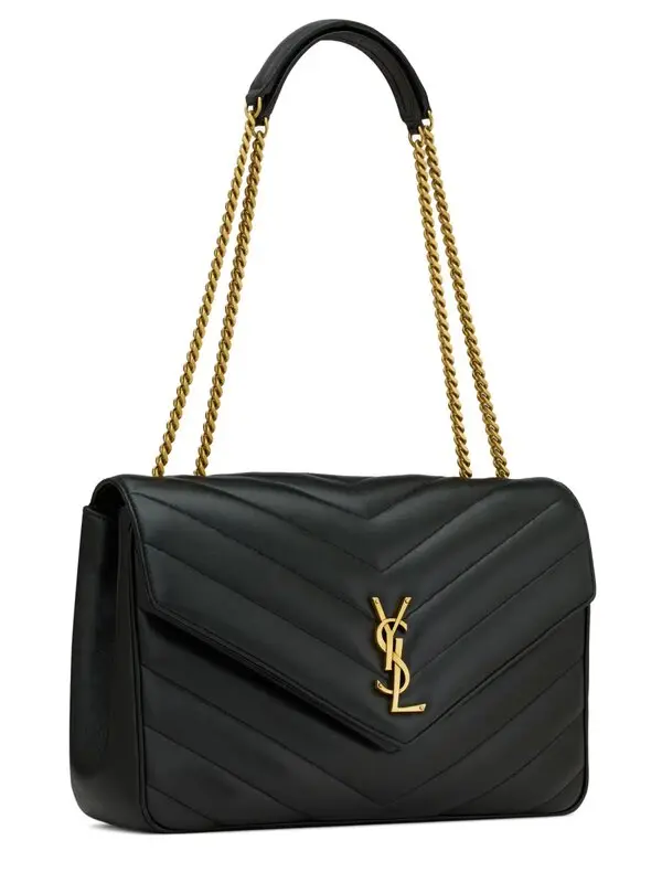 Saint Laurent Borsa Loulou Large - Black