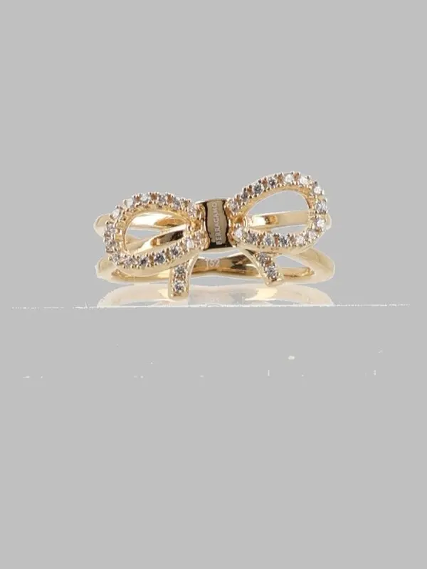FERRAGAMO Anello Vara Taglia 52 Mm - Gold