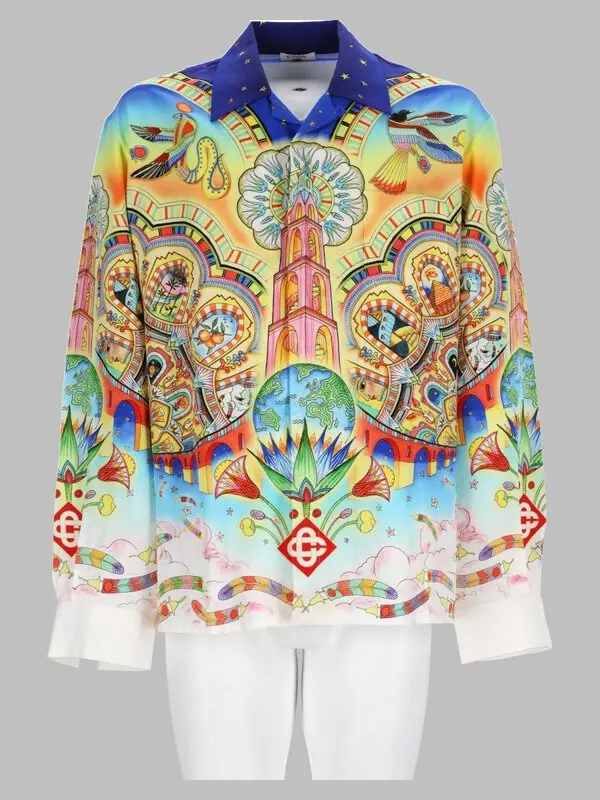 Casablanca Camicia Con Stampa