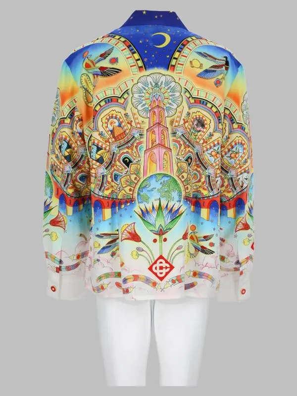 Casablanca Camicia Con Stampa