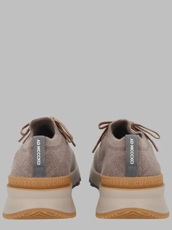 Brunello Cucinelli Sneaker In Lana