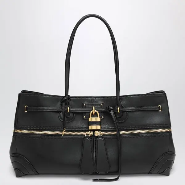Chloé Paddington Sling Large Lambskin Bag - Black
