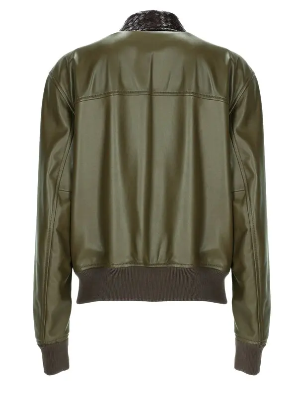 Bottega Veneta Giacca In Pelle Lucida