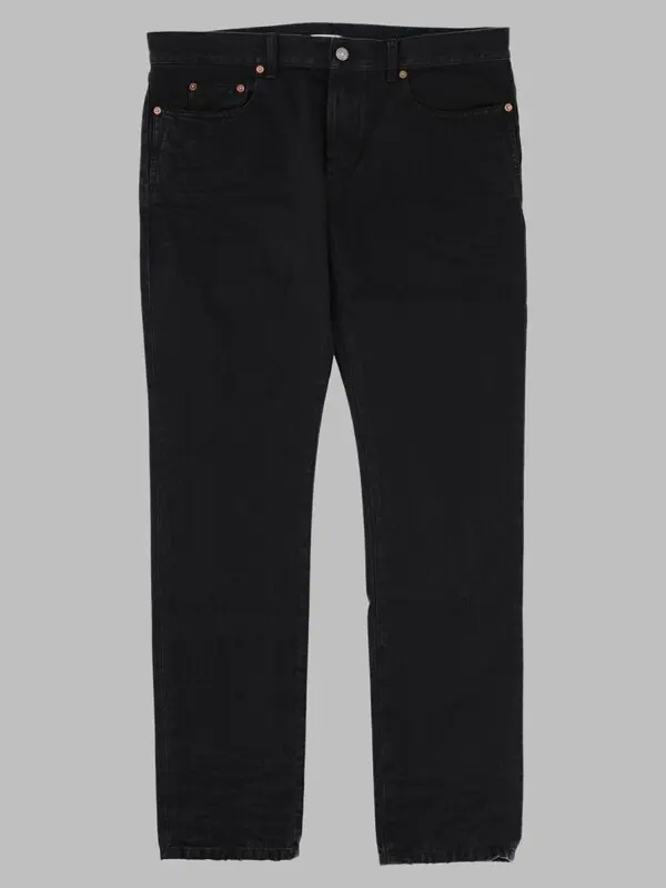 Saint Laurent Jeans Slim Fit In Denim - Black