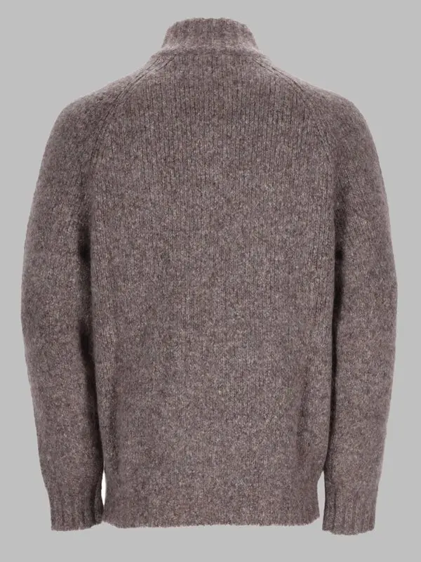 Brunello Cucinelli Cardigan In Cashmere Con Zip - Multicolor