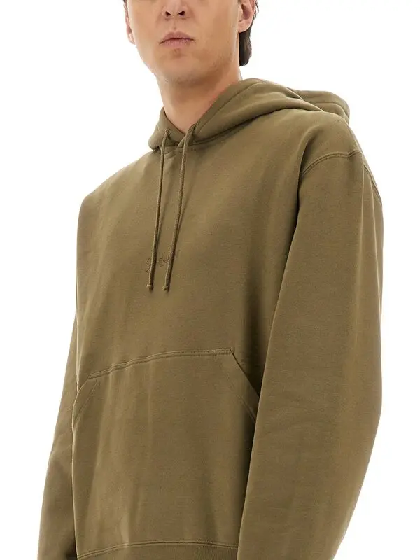 Saint Laurent Hooded Sweatshirt With Logo