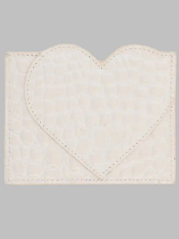 VIVIENNE WESTWOOD Portacarte Heart Con Orb - Cream
