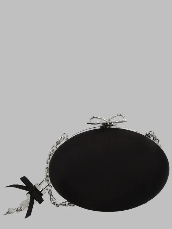 SELF-PORTRAIT Clutch Ovale In Raso