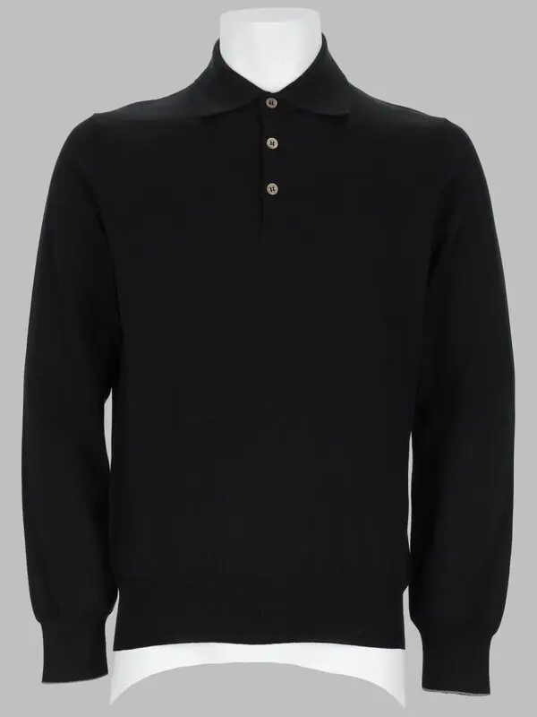 Brunello Cucinelli Polo In Maglia Di Cotone
