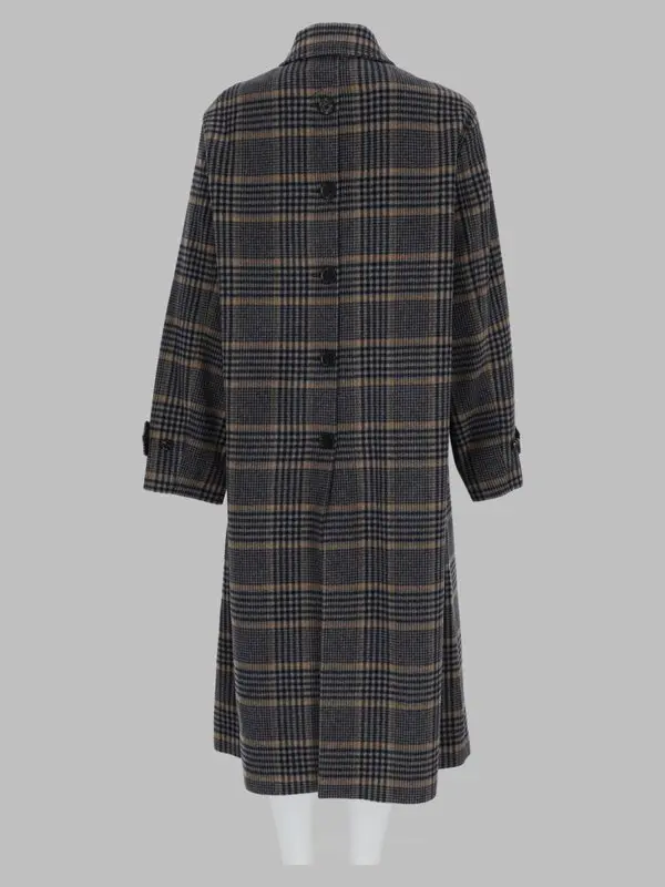 Paul Smith Cappotto In Lana Con Bottoni Sul Retro - Blue