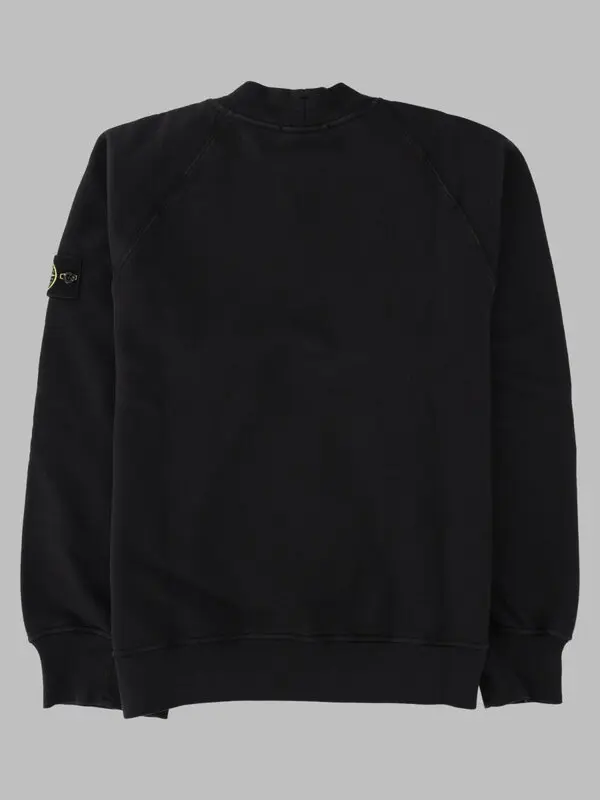 Stone Island Felpa Con Patch Logo