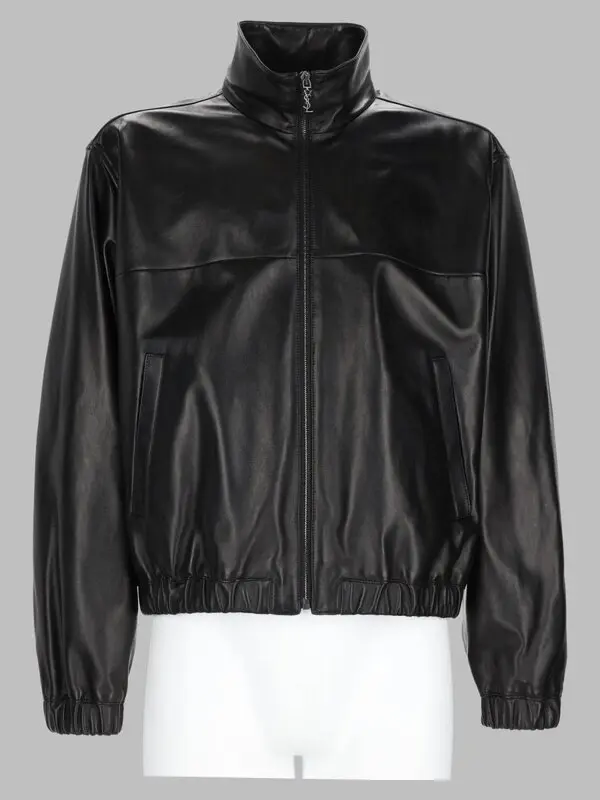 Saint Laurent Giacca Cassandre In Pelle