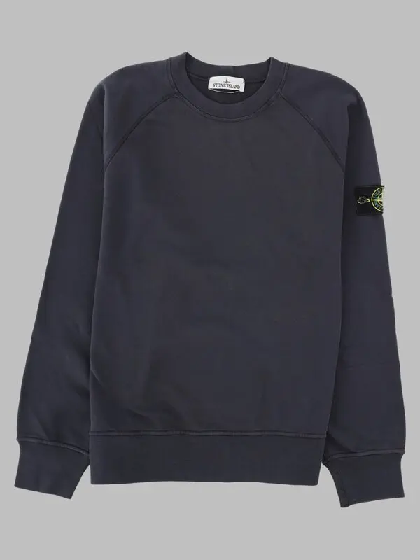 Stone Island Felpa Con Patch Logo