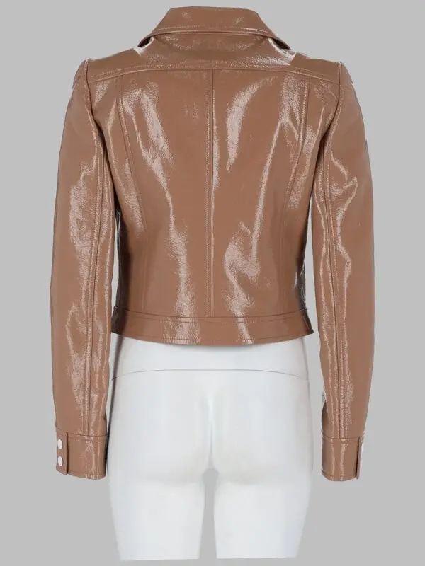 COURREGES Giacca Reedition In Vinile - Brown