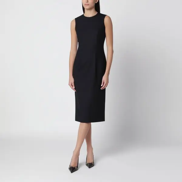 Tagliatore Viola Midi Dress In Wool Blend