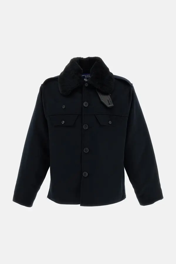 Junya Watanabe Giaccone In Cashmere Beaver