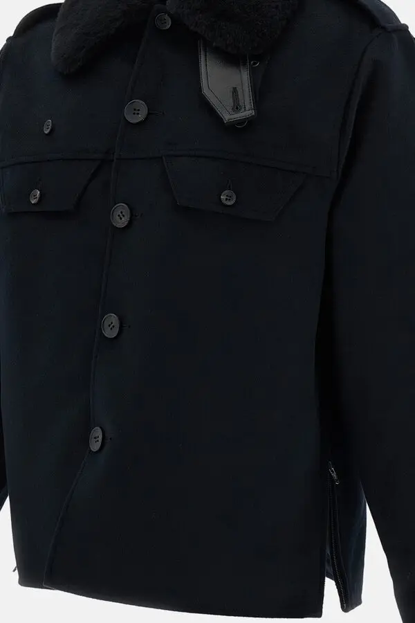 Junya Watanabe Giaccone In Cashmere Beaver