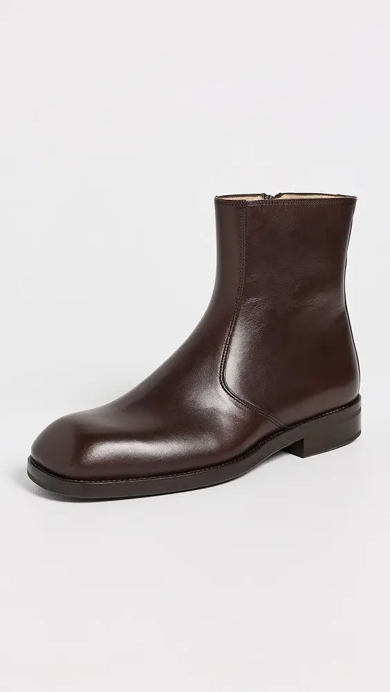 LEMAIRE Zipped Leather Boots