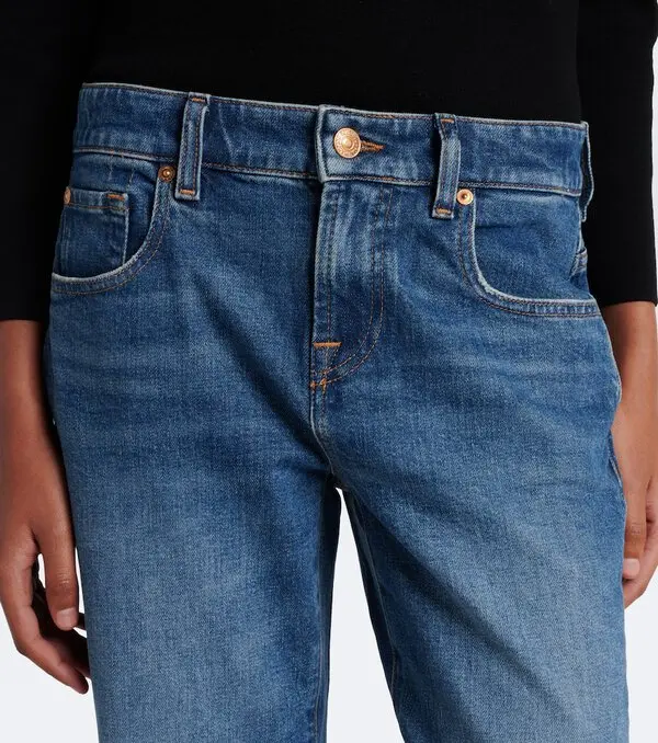 7 For All Mankind Low Tess Wide-leg Jeans
