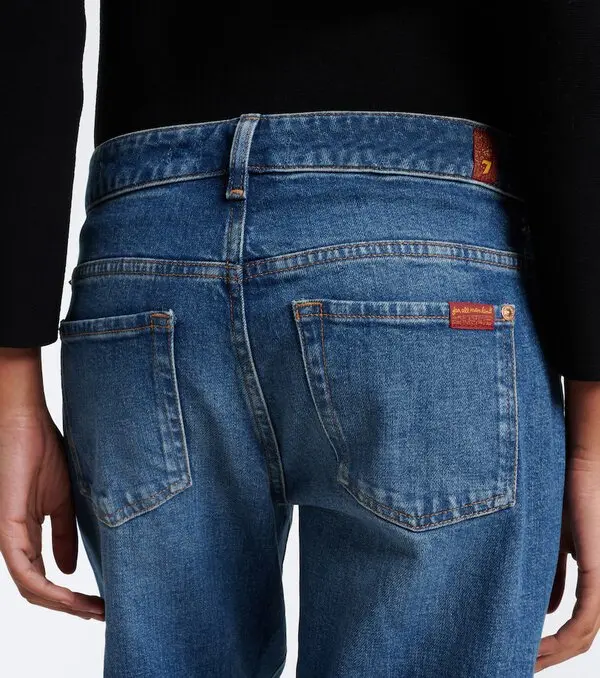 7 For All Mankind Low Tess Wide-leg Jeans