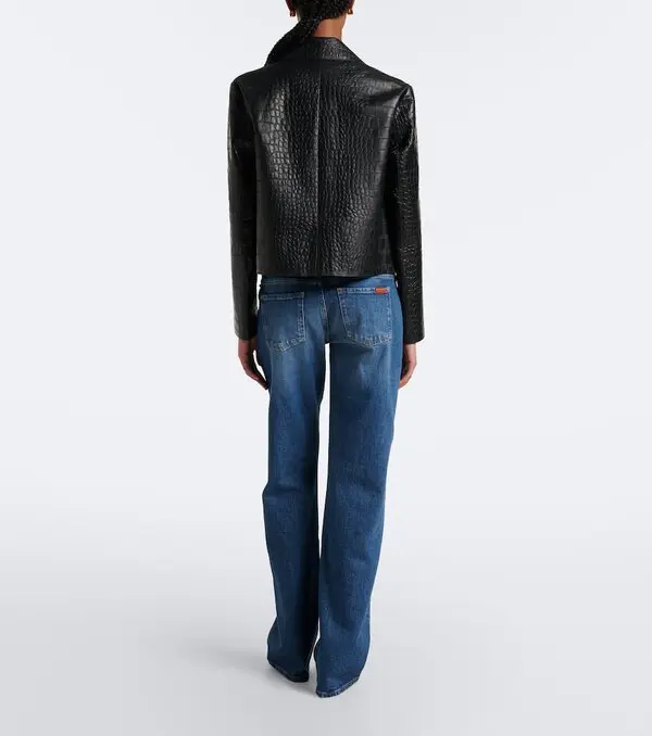 7 For All Mankind Low Tess Wide-leg Jeans