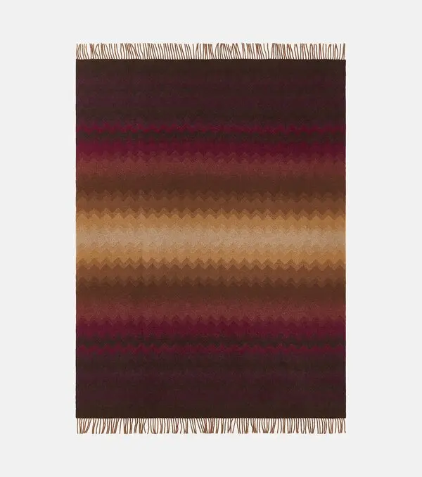 Missoni Anemone Fringed Wool-blend Throw