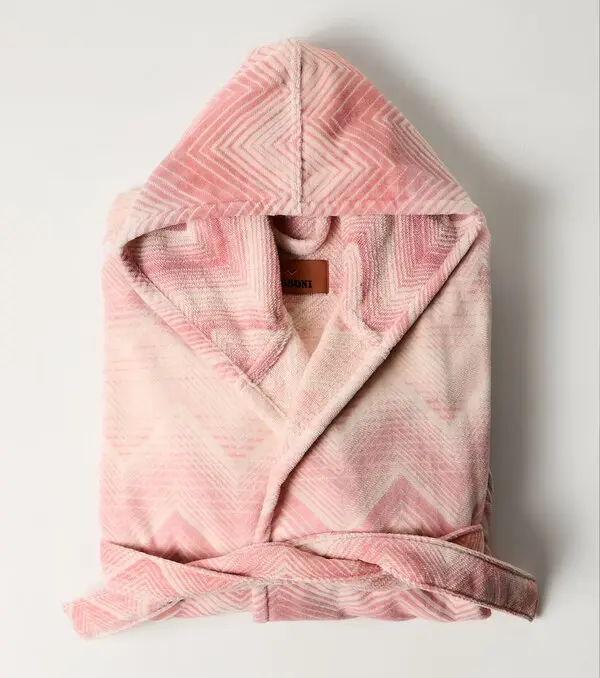 Missoni Marea Chevron Cotton Terry Bathrobe
