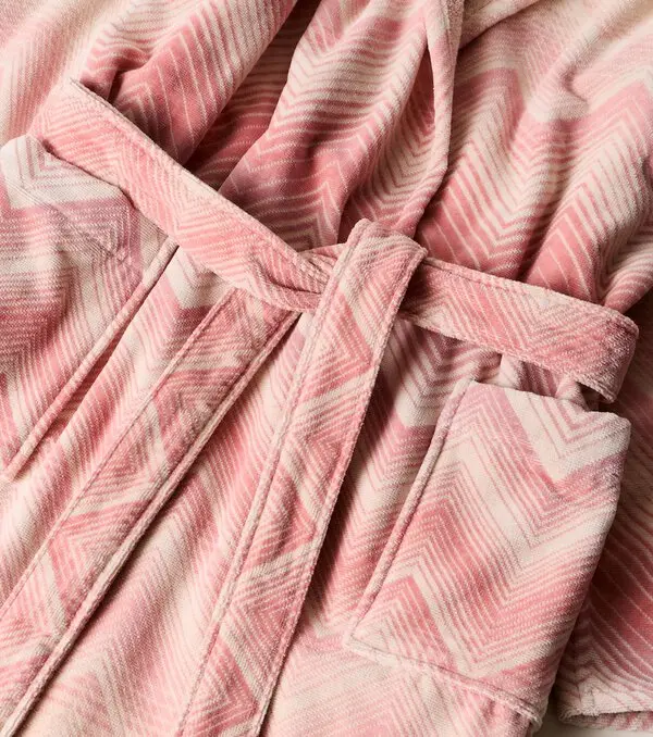Missoni Marea Chevron Cotton Terry Bathrobe