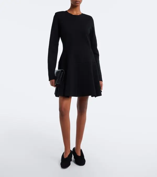AeydĒ Delia Shearling-lined Suede Ballet Flats - Black